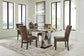 Jeshina Dining Table and 4 Chairs – Liz Andrew Furniture